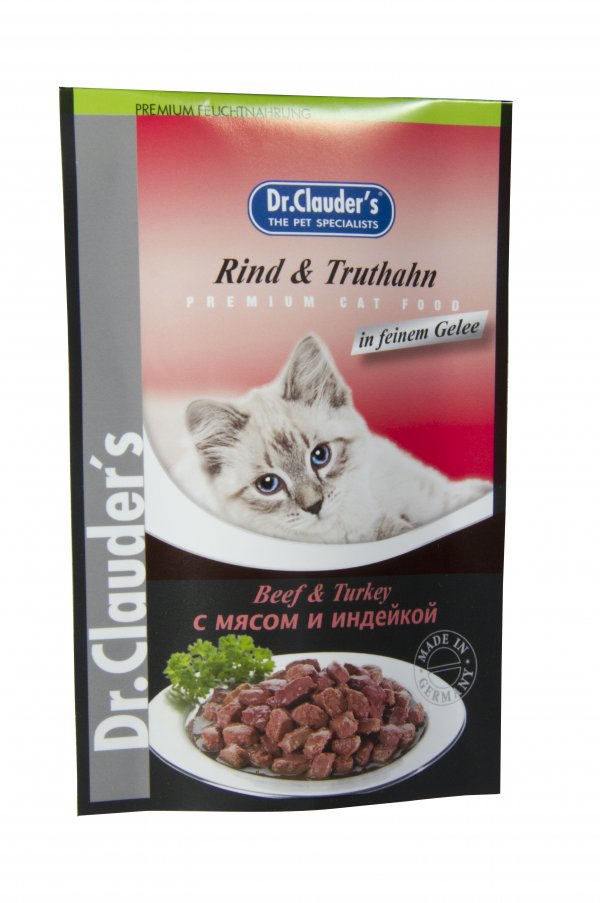 Dr. Clauders Cat High Premium Govedina&Ćuretina preliv 100g