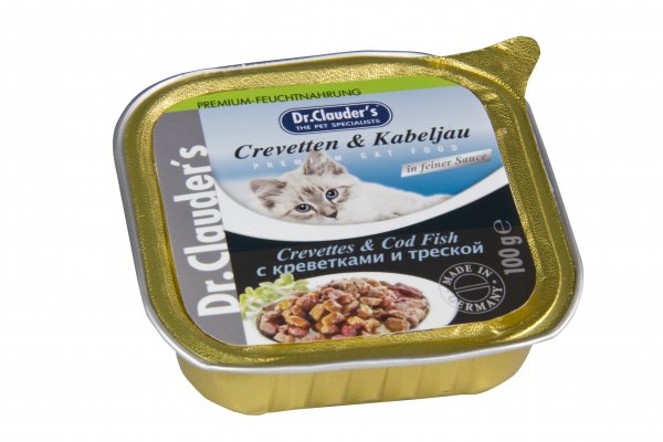 Dr. Clauders Cat High Premium Škampi&Bakalar pašteta 100g