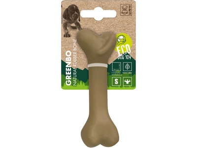 M-PETS Dog Greenbo kost od prirodne gume 11.5 cm