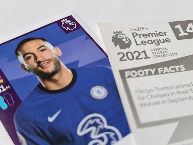 Sličice Premier League Football 2021 na komad