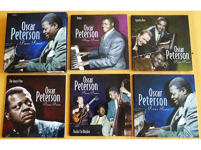 OSCAR PETERSON - Piano Power, 4 x CD