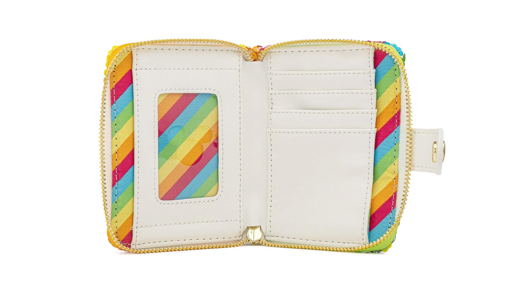 Disney Sequin Rainbow Zip Wallet