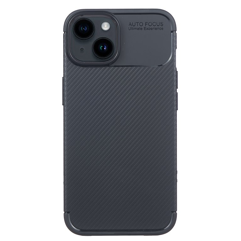 TPU CARBON NEW for iPhone 14 (6.1") black