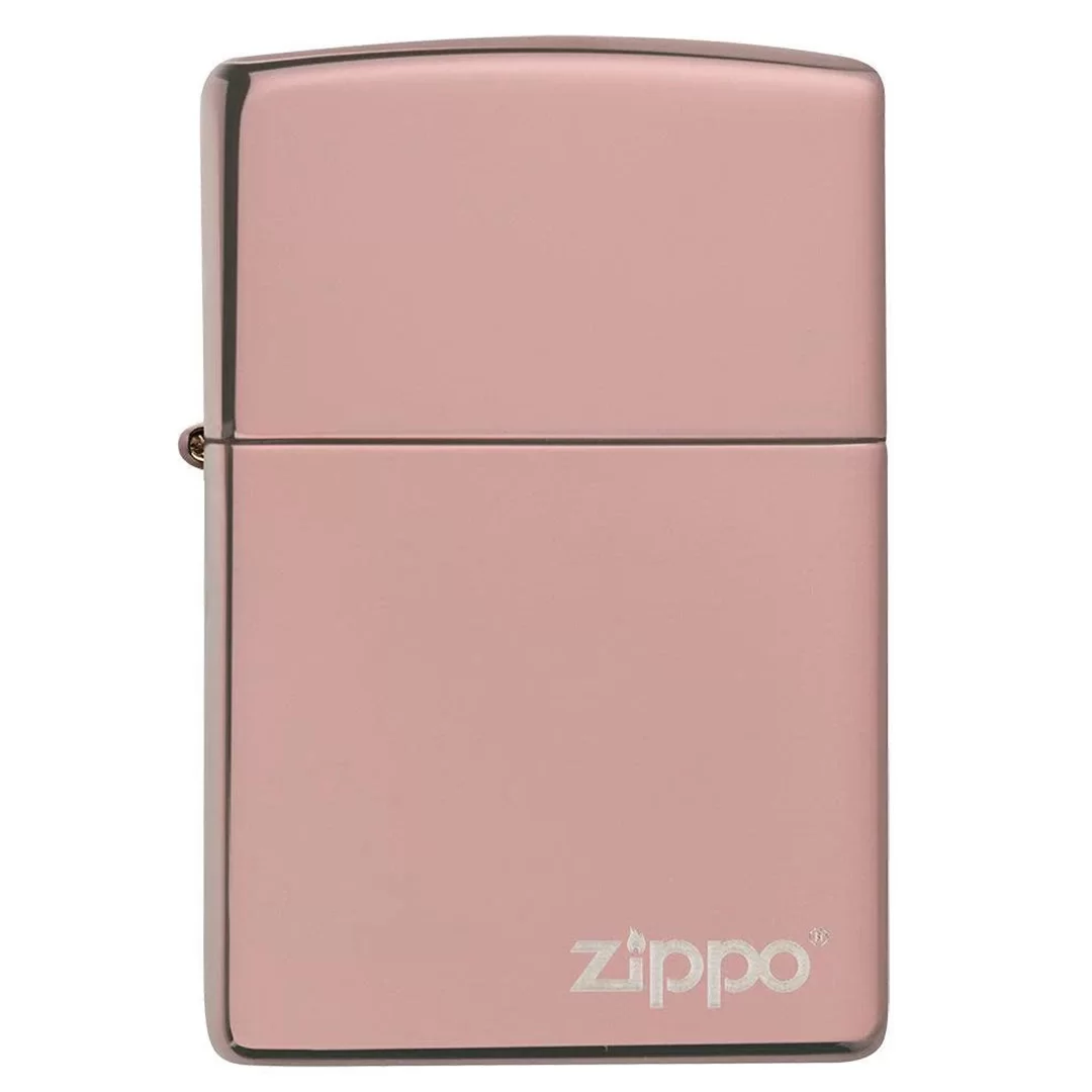 ZIPPO UPALJAČ ROSE GOLD LOGO