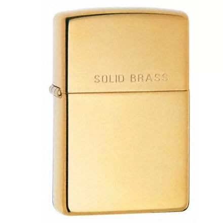 Zippo upaljač Solid Brass High Polish