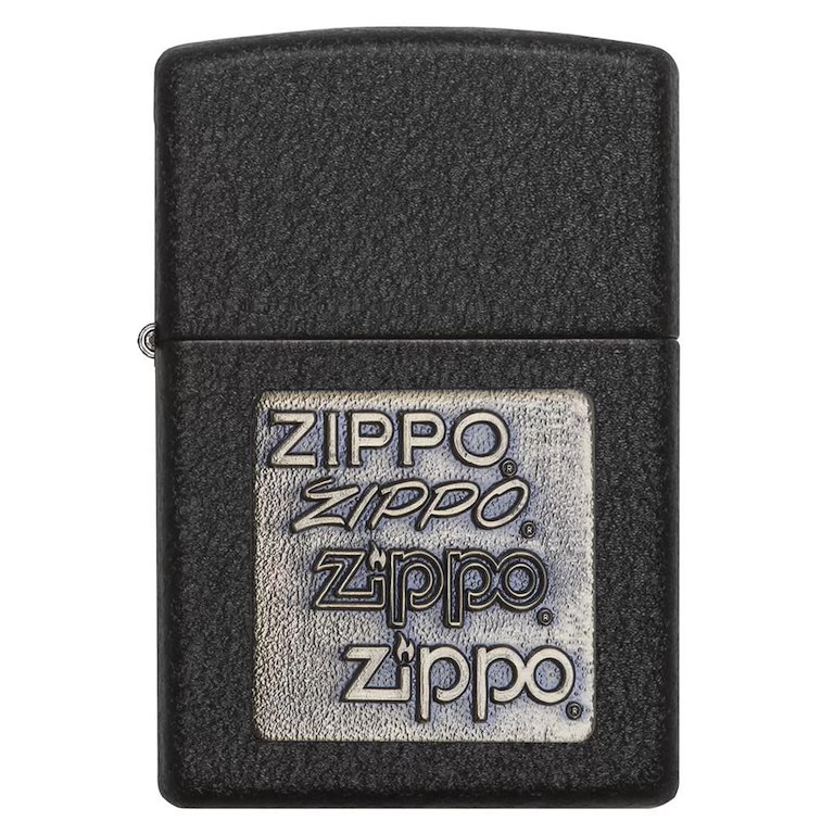 Zippo upaljač Black Crackle emblem