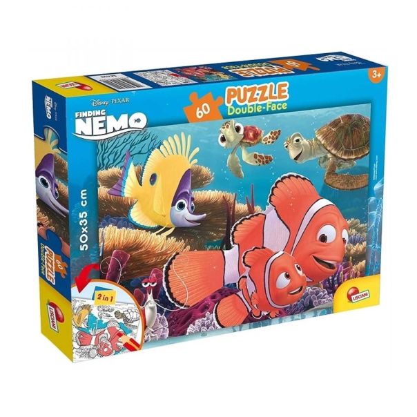 LISCIANI Puzzle Nemo 2u1 složi I oboji - 60 delova