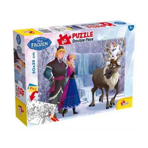 LISCIANI Puzzle Frozen The Iceland 2u1 složi I oboji - 60 delova