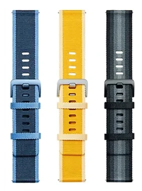 Xiaomi Mi Watch S1 Active Braided Nylon žuta zamenska narukvica za pametni sat