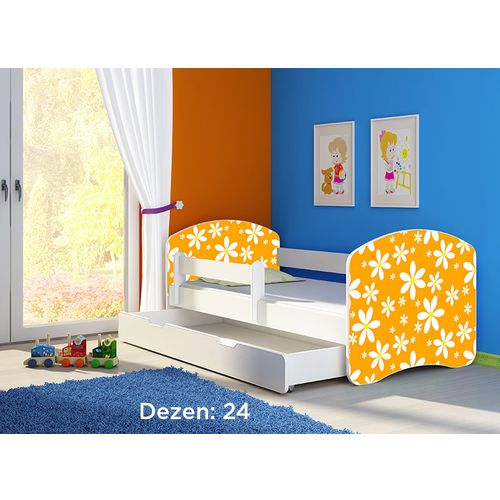 Deciji krevet ACMA II 140x70 F + dusek 6 cm WHITE24