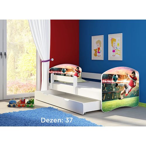 Deciji krevet ACMA II 160x80 F + dusek 6 cm WHITE37