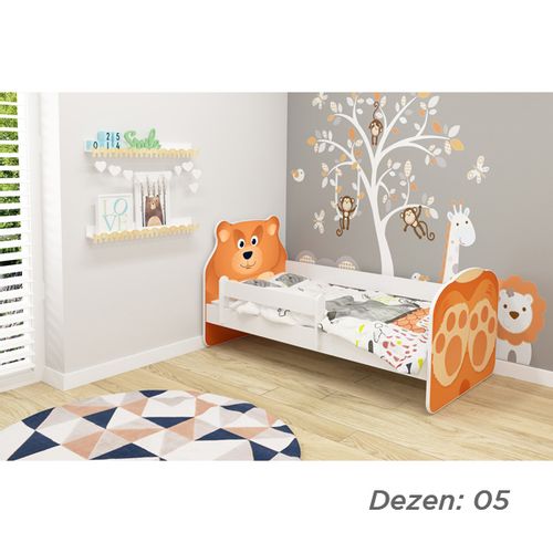 Deciji krevet ACMA VII ANIMALS 140x70 dusek 7 cm5