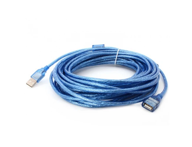3G (85508) kabl USB 2.0 (muški) na USB 2.0 (ženski) 10m plavi