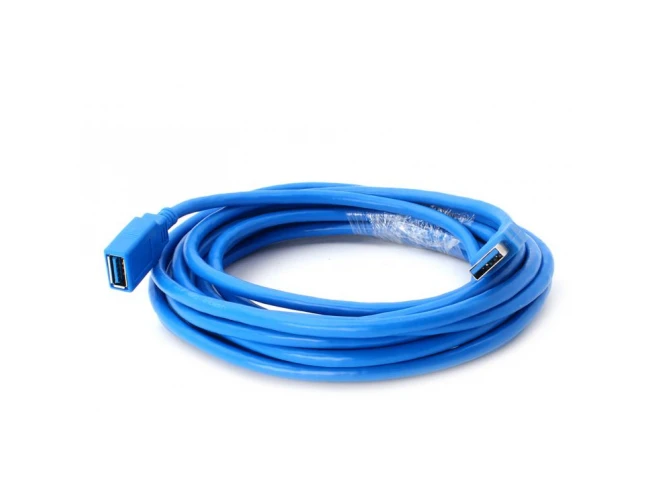 3G (85501) kabl USB 3.0 (muški) na USB 3.0 (ženski) 5m plavi