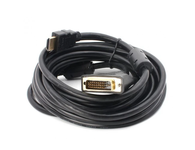 3G (81911) kabl HDMI (muški) na DVI (muški) 5m crni