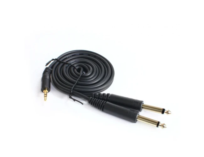 3G (98335) kabl 3.5mm (muški) na 2x6.35mm (muški) 1.5m crni