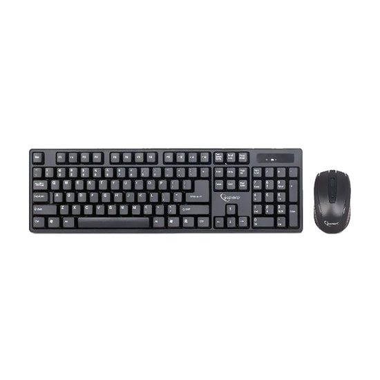 Set Bežična Tastatura + Miš Gembird KBS-W-01, USB Dongle, EN (US)