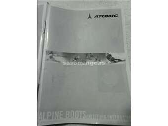 Knjiga:Ski cipele Atomic,instrukcije,mini 10,5 cm.
