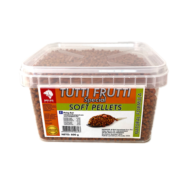 Meleg Baits Soft Pellet Tutti Frutti