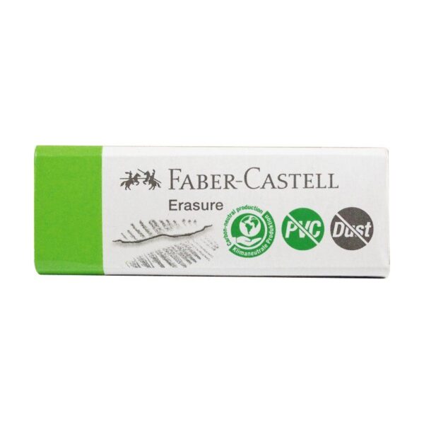 Gumica zelena dust-free & PVC free Faber Castell