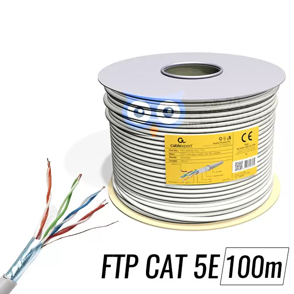 FTP kabl CAT 5E 4P na koturu 100m