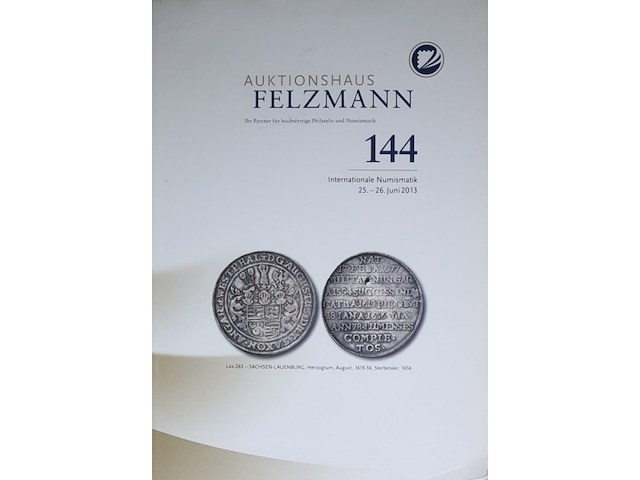 Katalog Numizmatike `FELZMANN` Nemačka