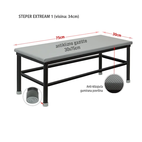 Steper extream 1 (75x30x34cm)