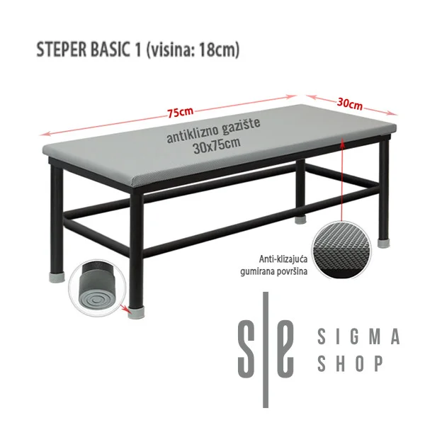 Steper basic1 (75x30x18cm)