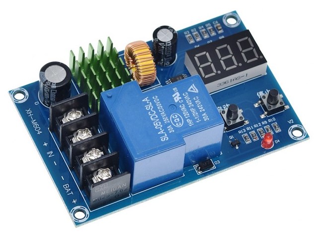 Modul za kontrolu punjenja aku baterija 6-60V DC plavi