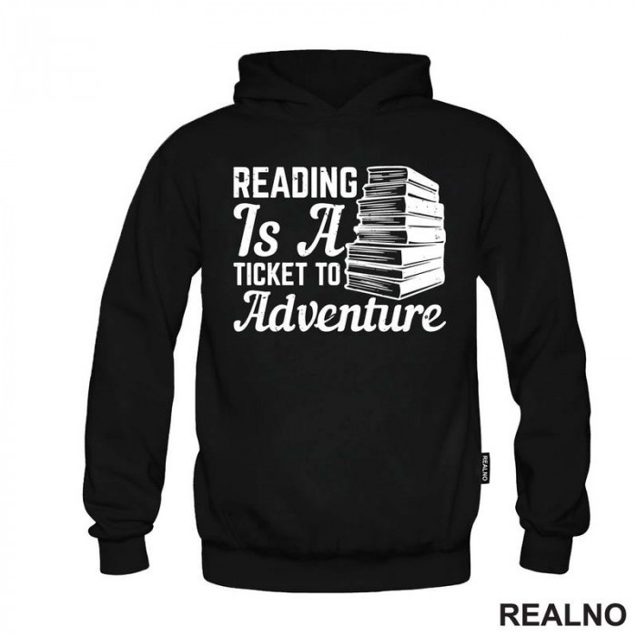 READING IS A TICKED TO ADVENTURE - BOOKS - ČITANJE - DUKS