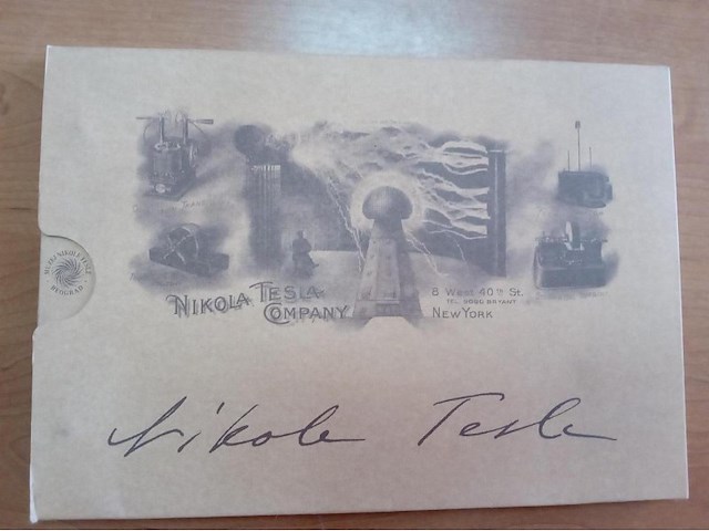 Razglednica Nikola Tesla, komplet, 18 kom