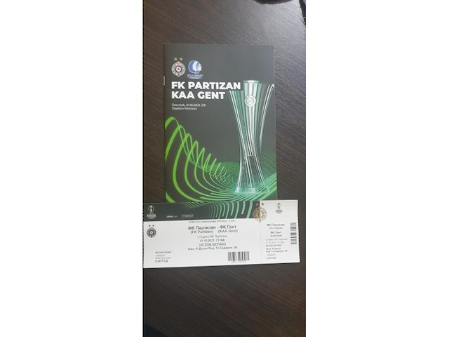 Partizan-Gent 21.10.2021 program i ulaznica