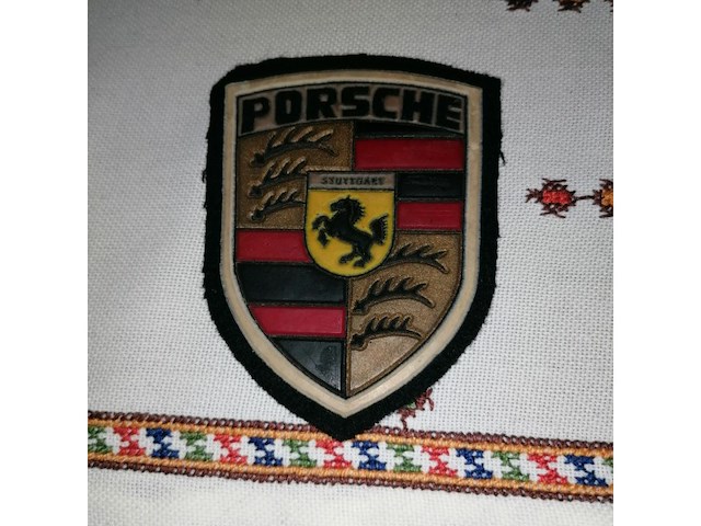 Porsche - retro prišivač