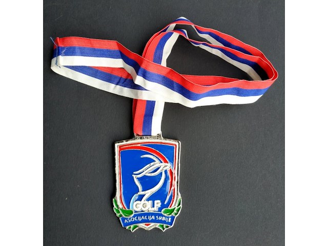 GOLF medalja za 2. mesto - prvenstvo 2019