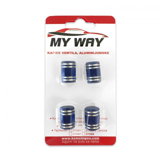 MY WAY - OpremaMY WAY KAPICE VENTILA ALU blu/silv