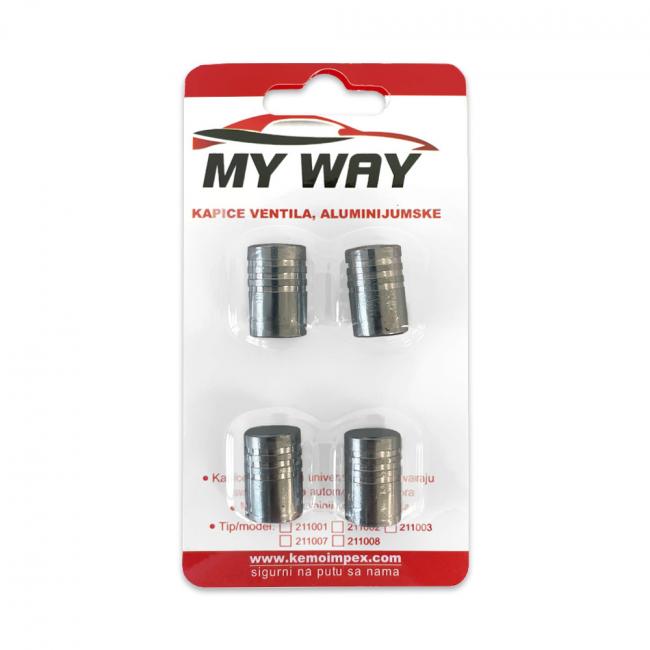 MY WAY - OpremaMY WAY KAPICE VENTILA ALU silver