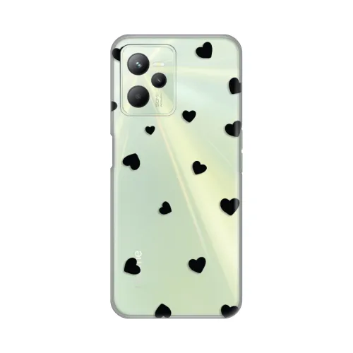 Silikonska futrola - maska print Skin za Realme C35 Hearts