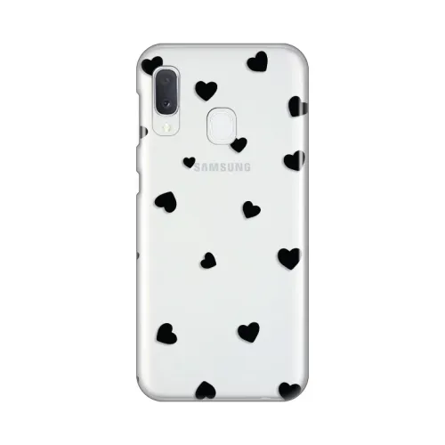 Silikonska futrola - maska print Skin za Samsung A202 Galaxy A20E Hearts