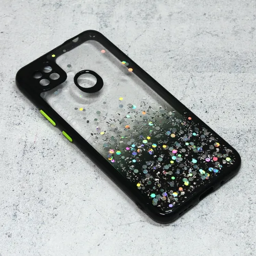 Futrola - maska Frame Glitter za Xiaomi Redmi 9C/Redmi 10A crna