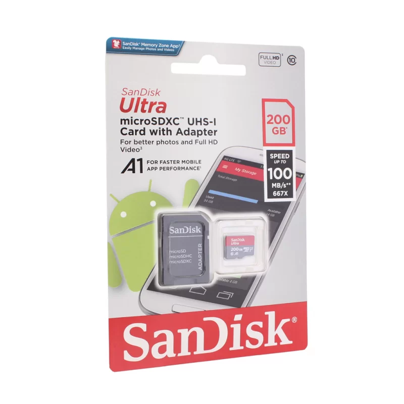 SanDisk Memorijska Kartica Micro sa Adapterom 200GB