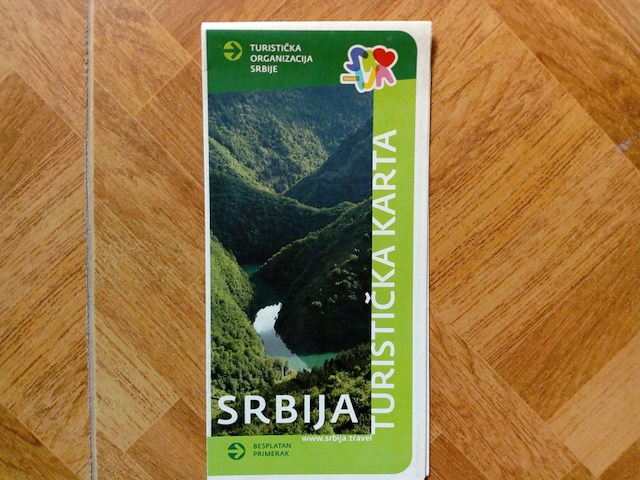 Turistička karta Srbija