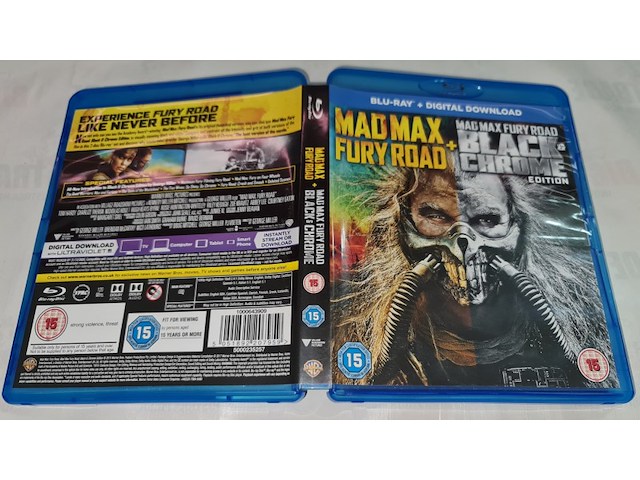 Mad Max fury road + Black &; chrome edition 2Blu-ray-a