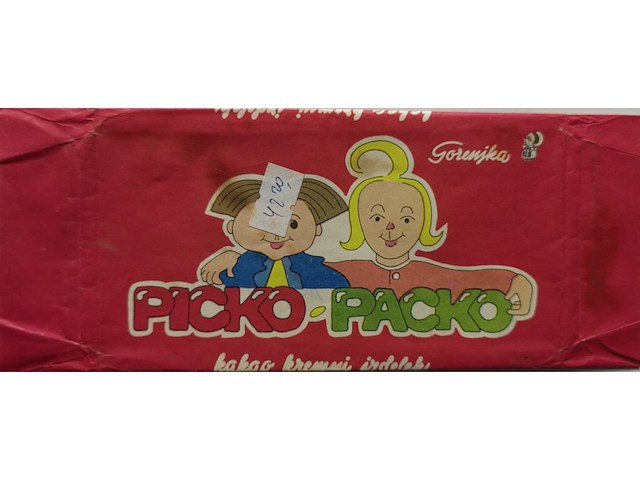 Gorenjka cokolada Picko i Packo