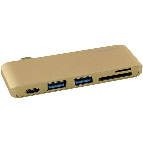 LC POWER USB 3.0 Hub / SD/Micro SD čitač kartica | LC-HUB-C-MULTI-2G