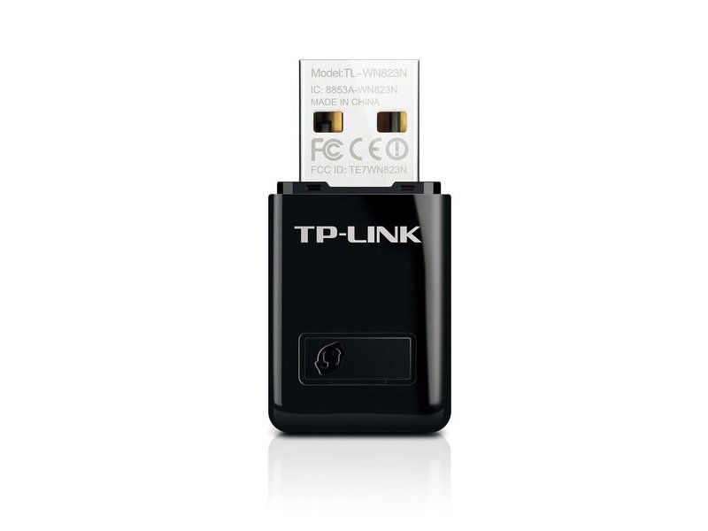 TP LINK Wi-Fi USB Adapter 300Mbps Mini, 1xUSB 2.0, WPS Dugme, 2xinterna Antena – TL-WN823N