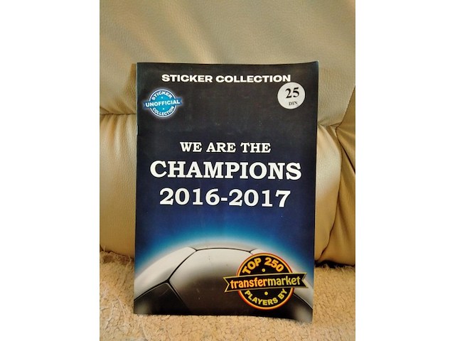 We Are The Champions 2016-2017 album sa sličicama