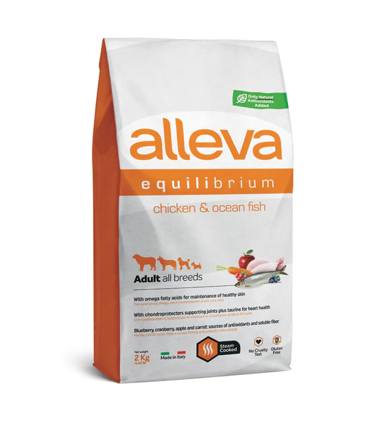 Alleva Dog Adult All Equilibrium Chicken&Ocean fish 2KG