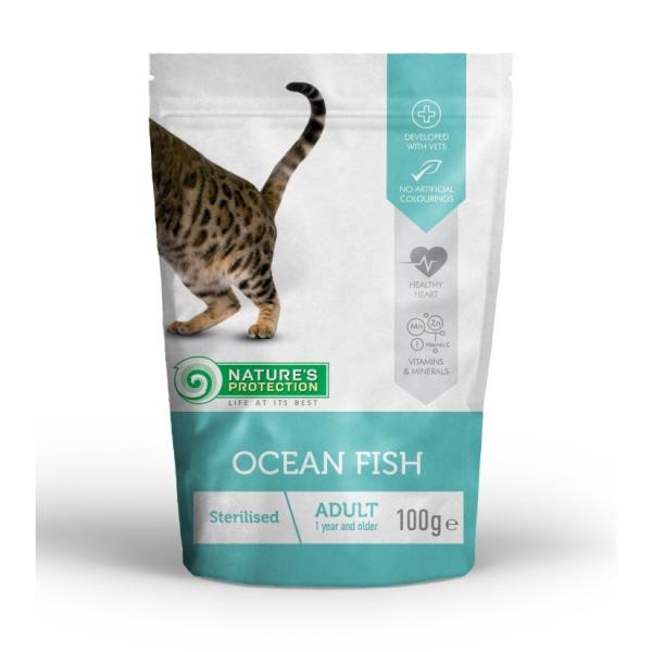 Natures Protection Cat Sterilized Ocean Fish 100g