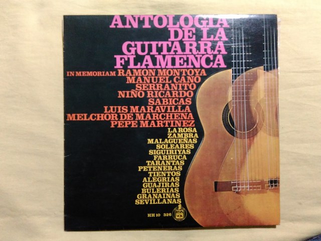 Antologia de la guitarra Flamenca