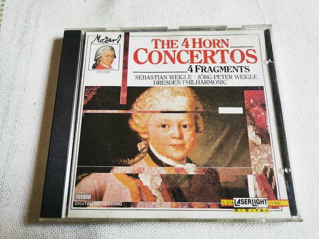 CD - The 4 horn concertos Mozart
